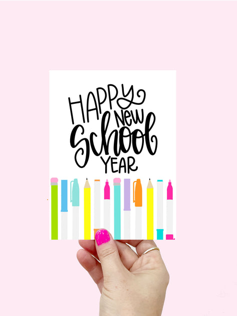 Art Print - Happy New School Year – All She Wrote Notes