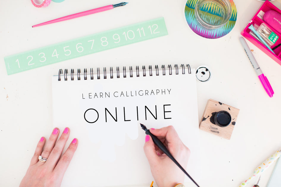 Online Calligraphy Class Now Enrolling – All She Wrote Notes