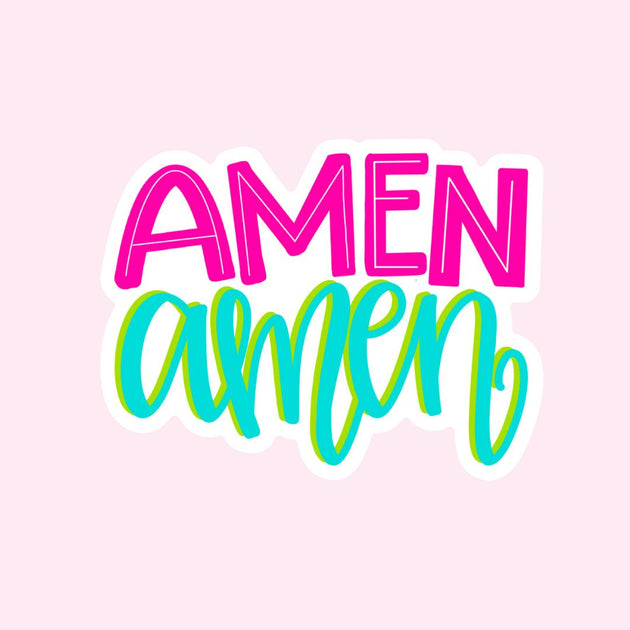 Sticker - Amen Amen – All She Wrote Notes