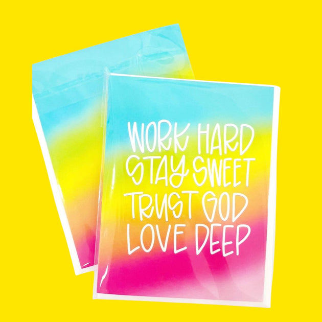Note Card - Life Motto – All She Wrote Notes