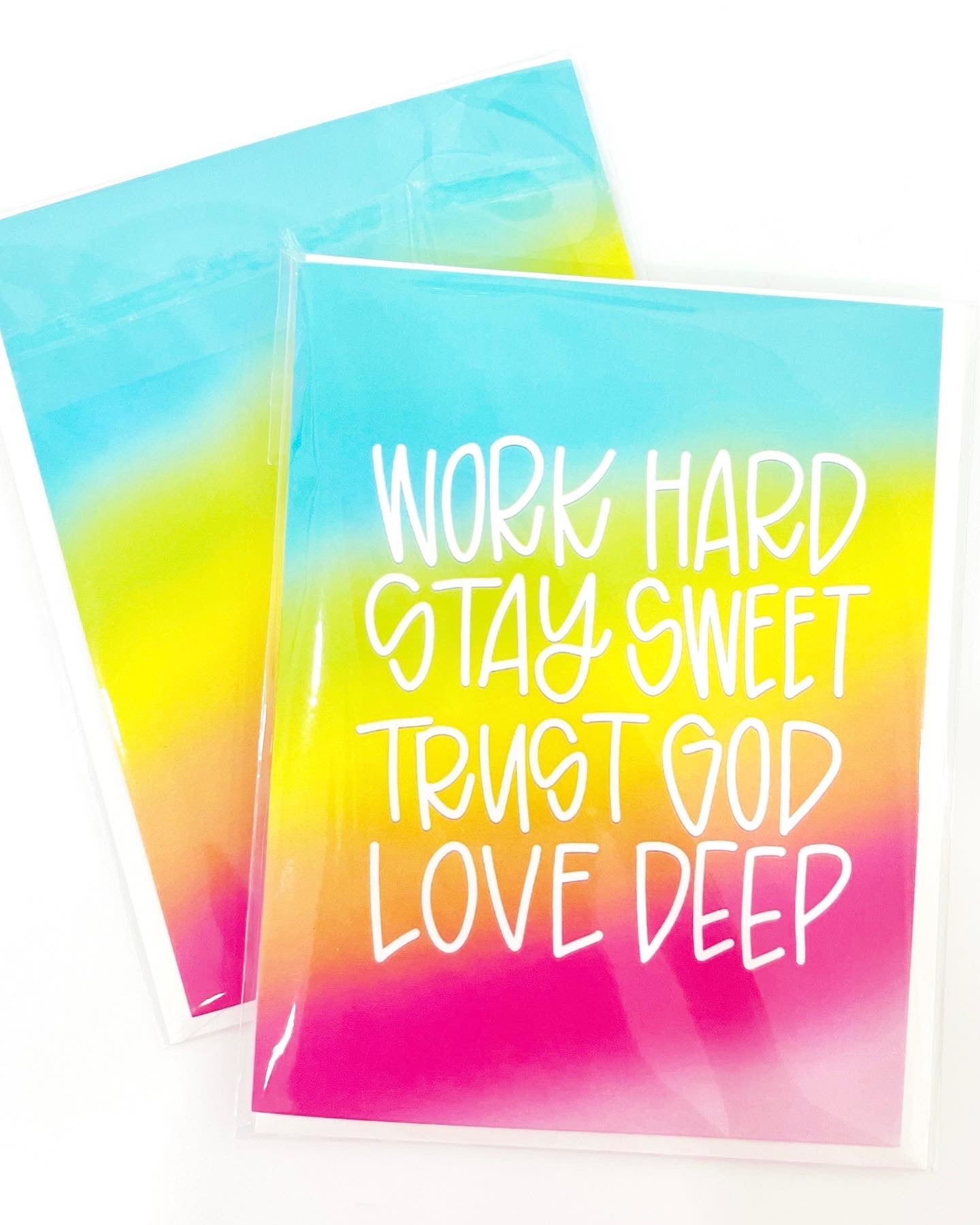Note Card - Life Motto – All She Wrote Notes